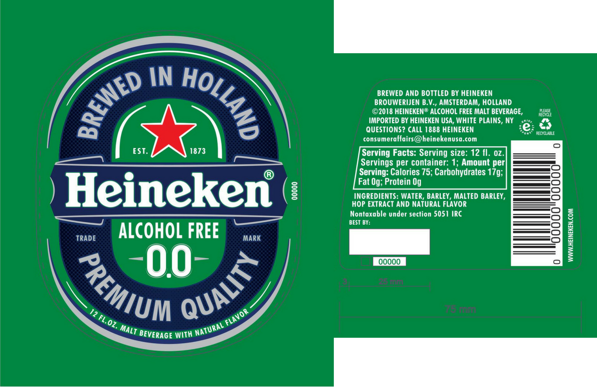 Heineken Appears Set To Release Alcohol free Heineken 0 0 In The U S 
