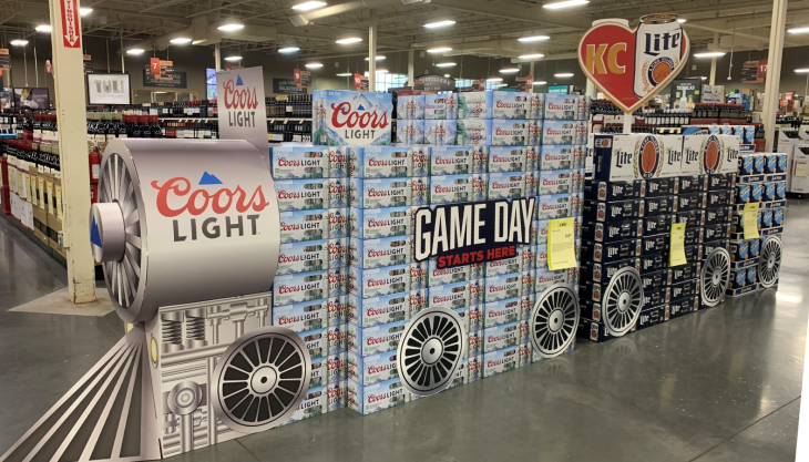 Molson Coors wins the ‘retail bowl’ with more, bigger displays | Molson ...