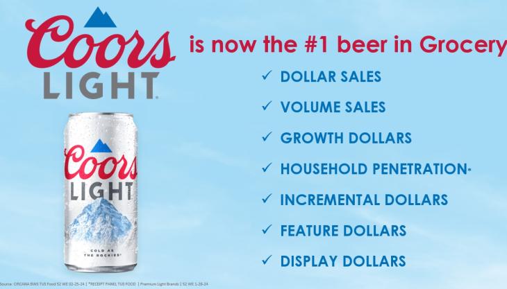 Coors Light No. 1 in grocery, as Choose Chill campaign takes center ...