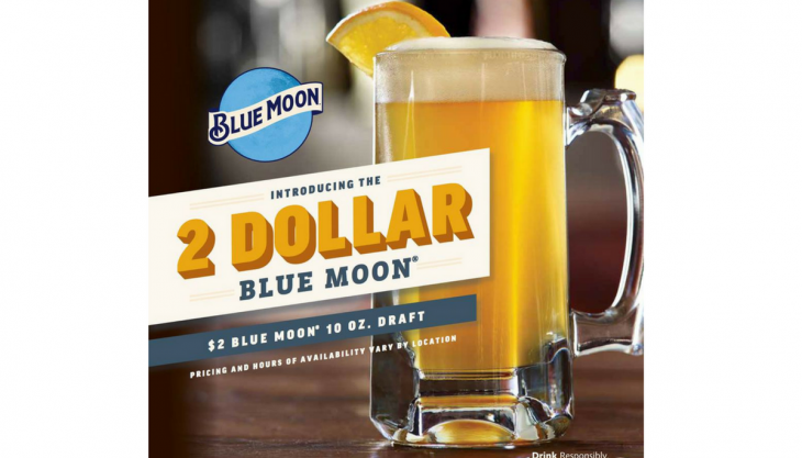 Blue Moon blows the roof off of Applebee’s in January | Molson Coors ...