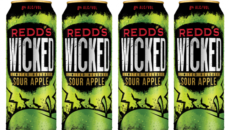 After strong start, Redd's Wicked Sour Apple going year-round | Molson ...